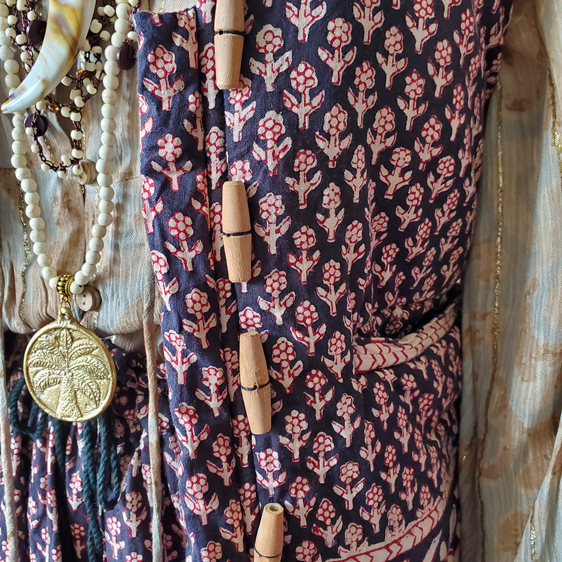 Boho Quilted Black Vest – koa kaya