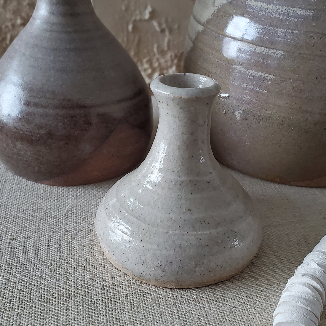 Vintage Trio Pottery Vases | 04 – koa kaya