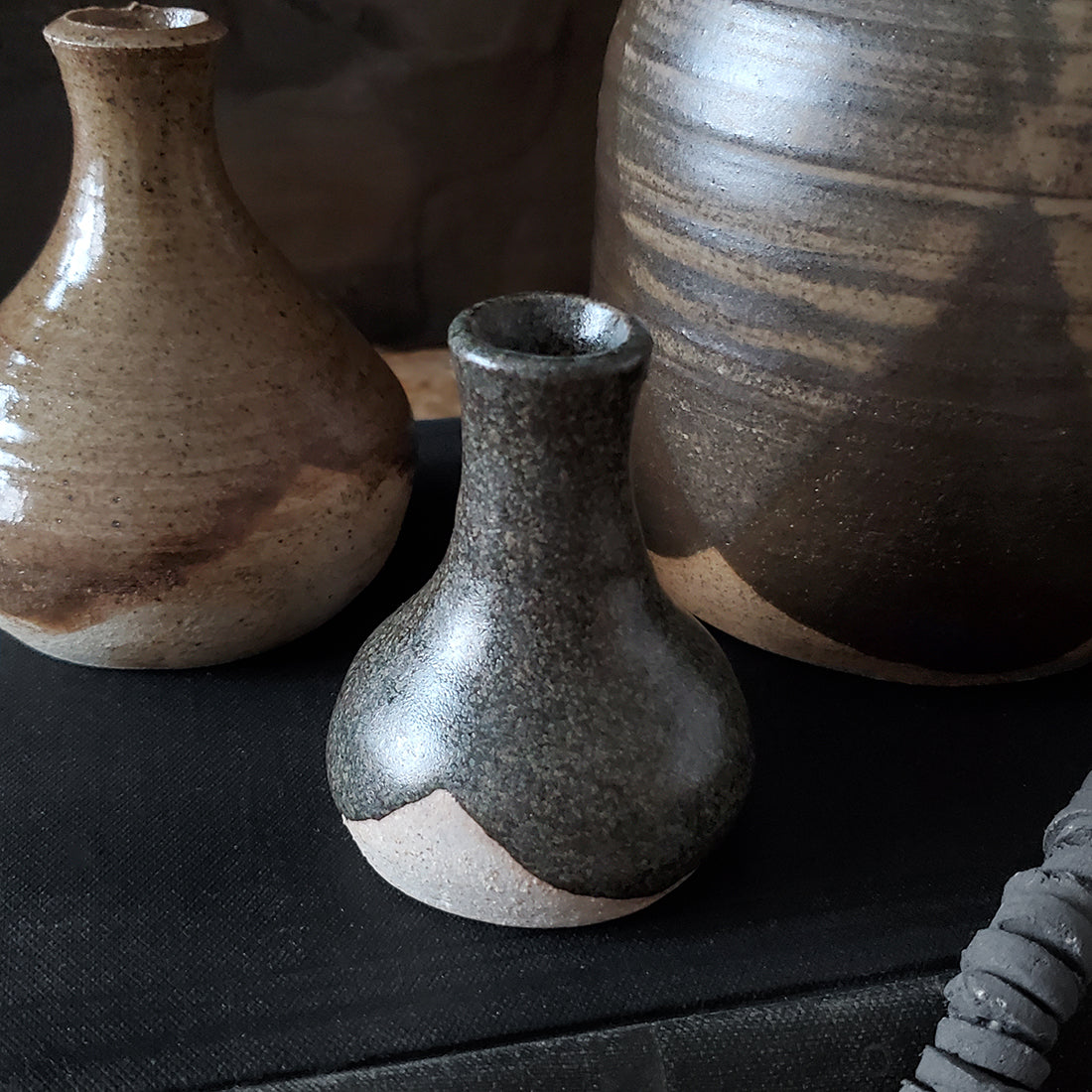 Vintage Trio Pottery Vases | 08 – koa kaya